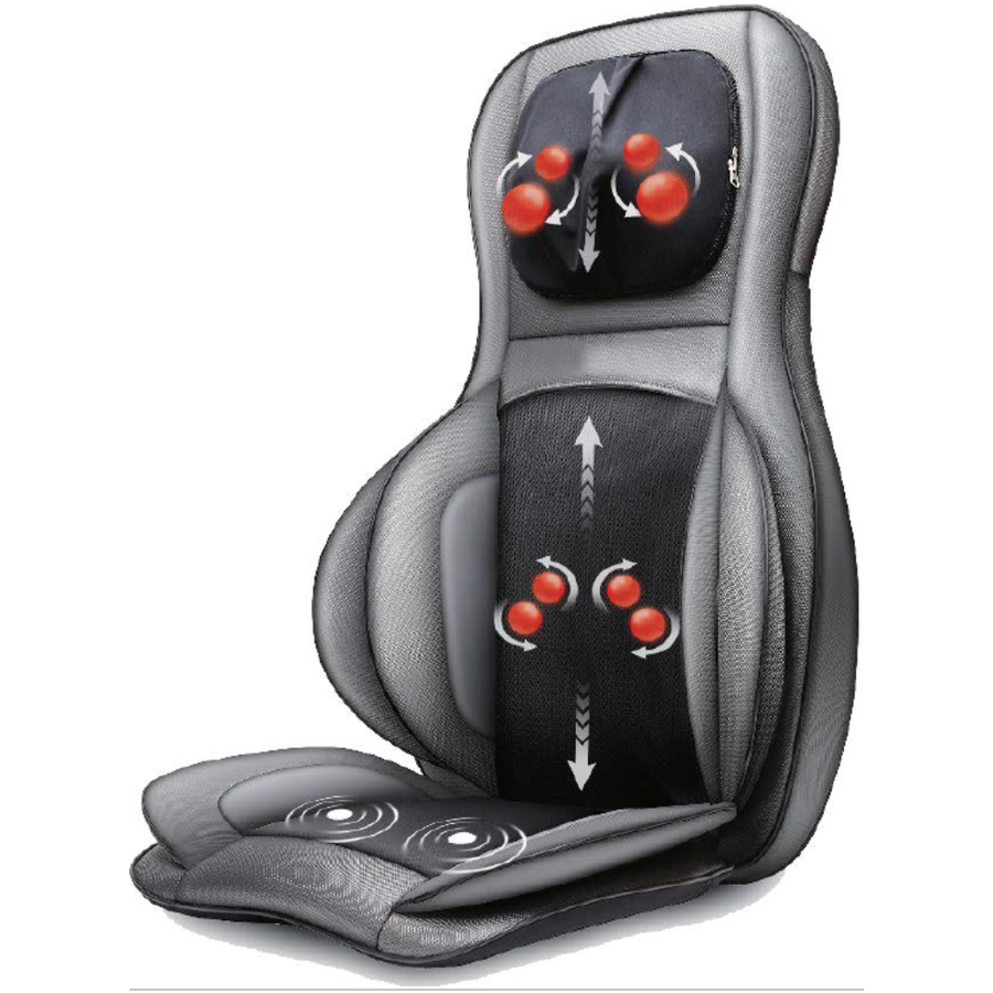 BACKplus® Shiatsu Neck and Back Massager With Air Compression Chair Cu